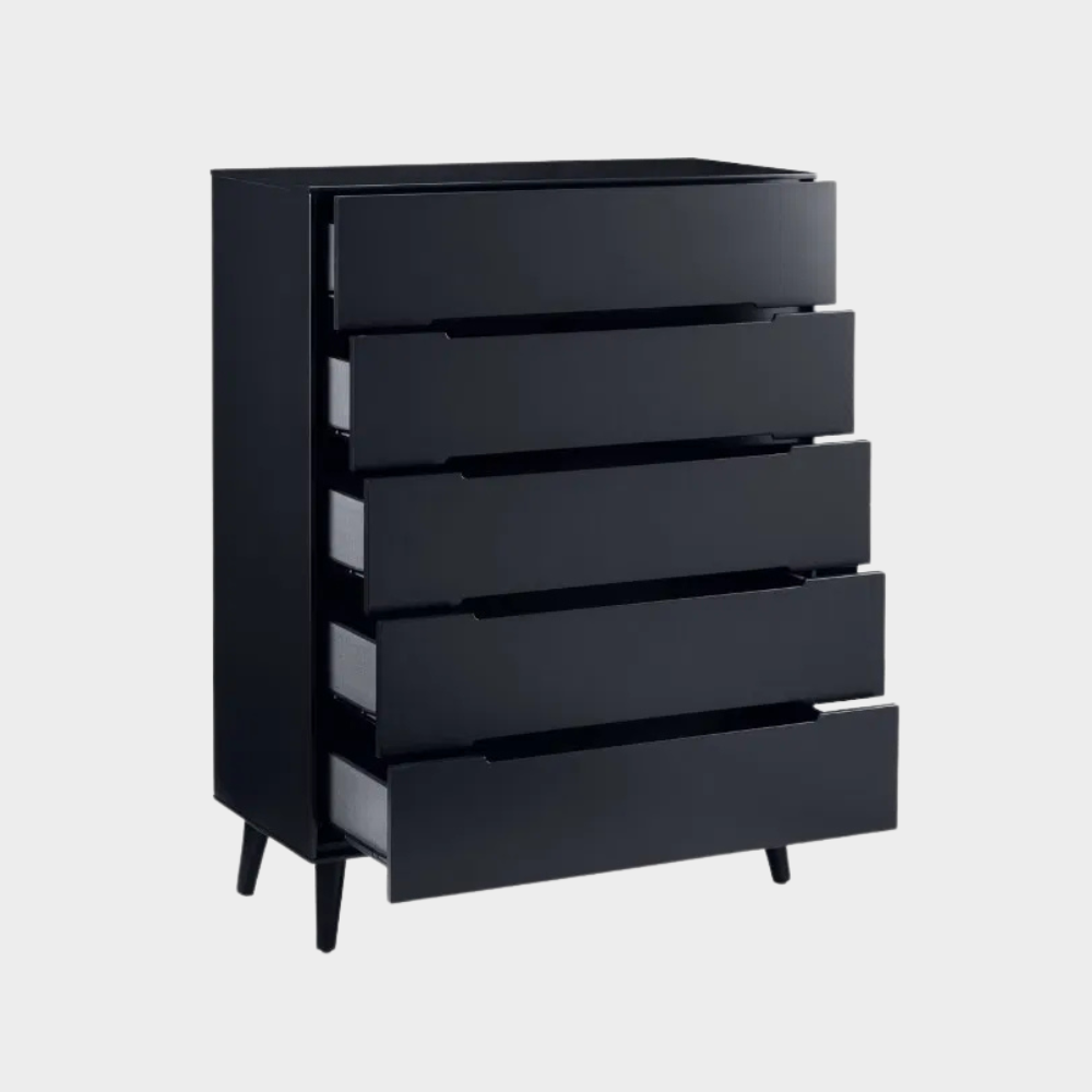 Alicia Chest 5 Drawer Anthracite – Honeypot Furniture