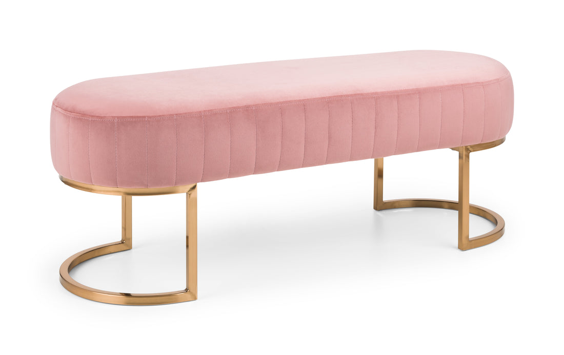 Hazelwood Bench Pink – Honeypot Furniture