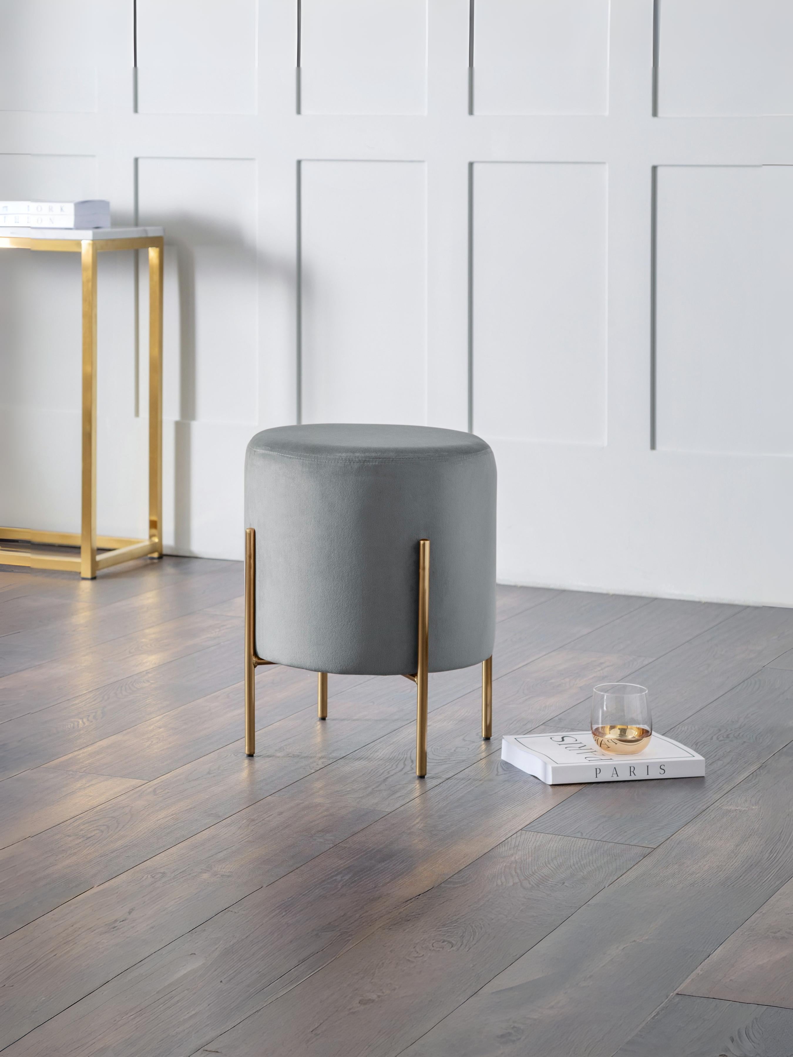 Hazelwood Stool Grey – Honeypot Furniture