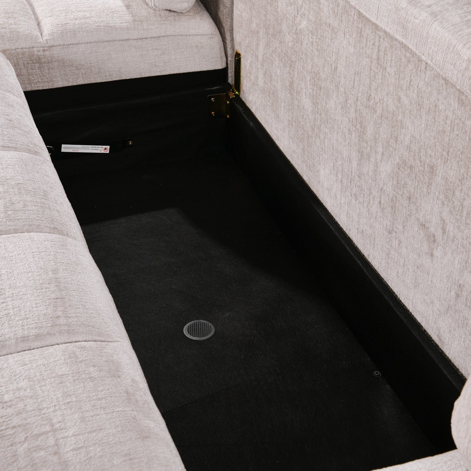 Lora Sofa Bed U Shape Corner Beige – Honeypot Furniture