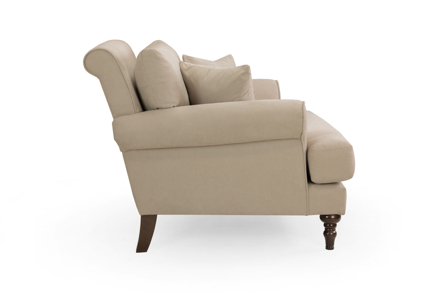 Summer Sofa Beige 4 Seater | Fabric Sofa | Honeypot Furniture