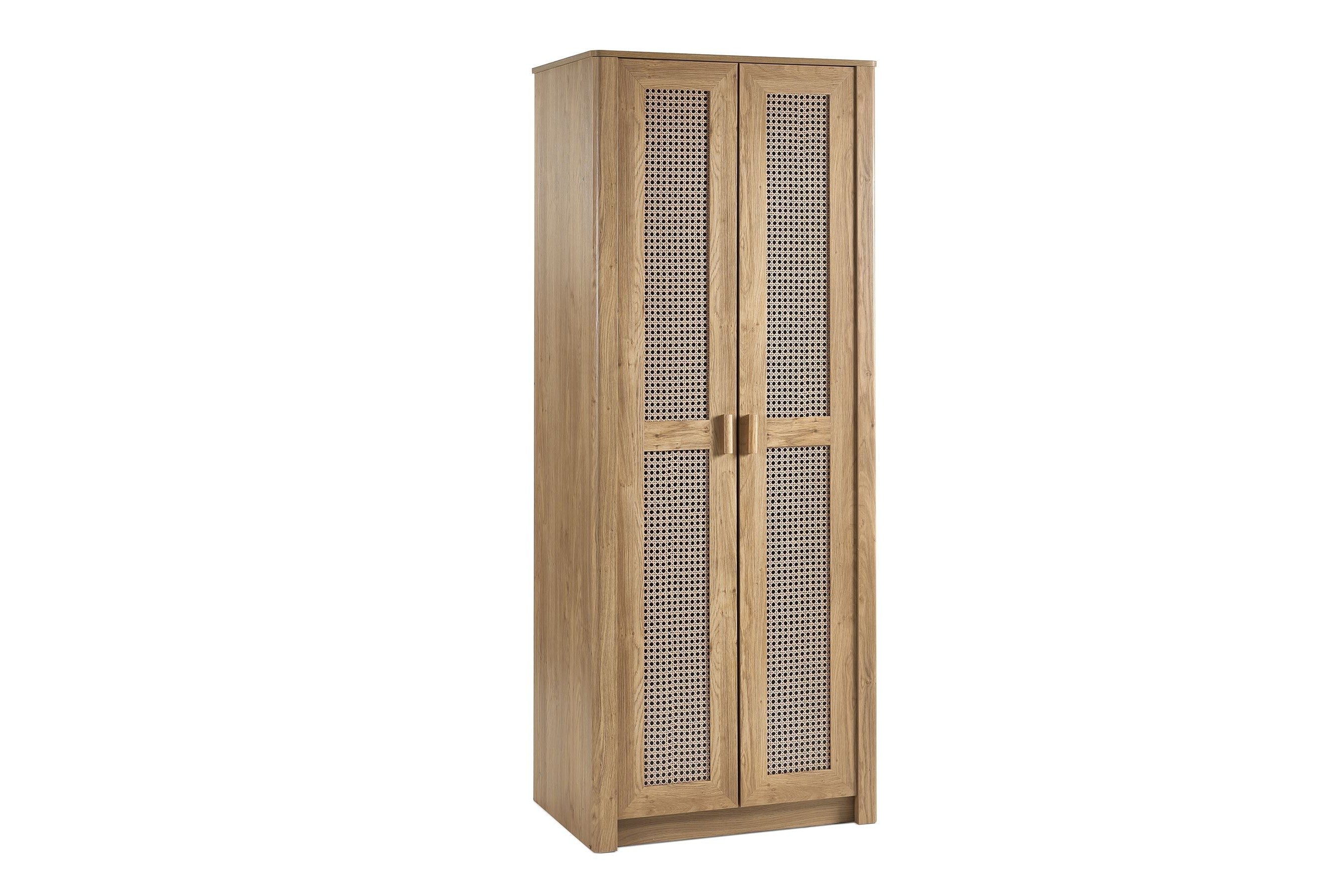 Sunny Wardrobe Oak 2 Door – Honeypot Furniture