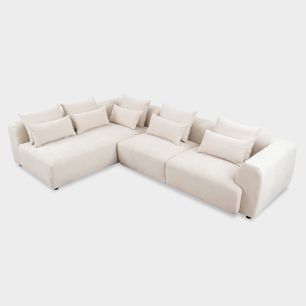 Willow Sofa Left Hand Facing Corner Stone – Honeypot Furniture
