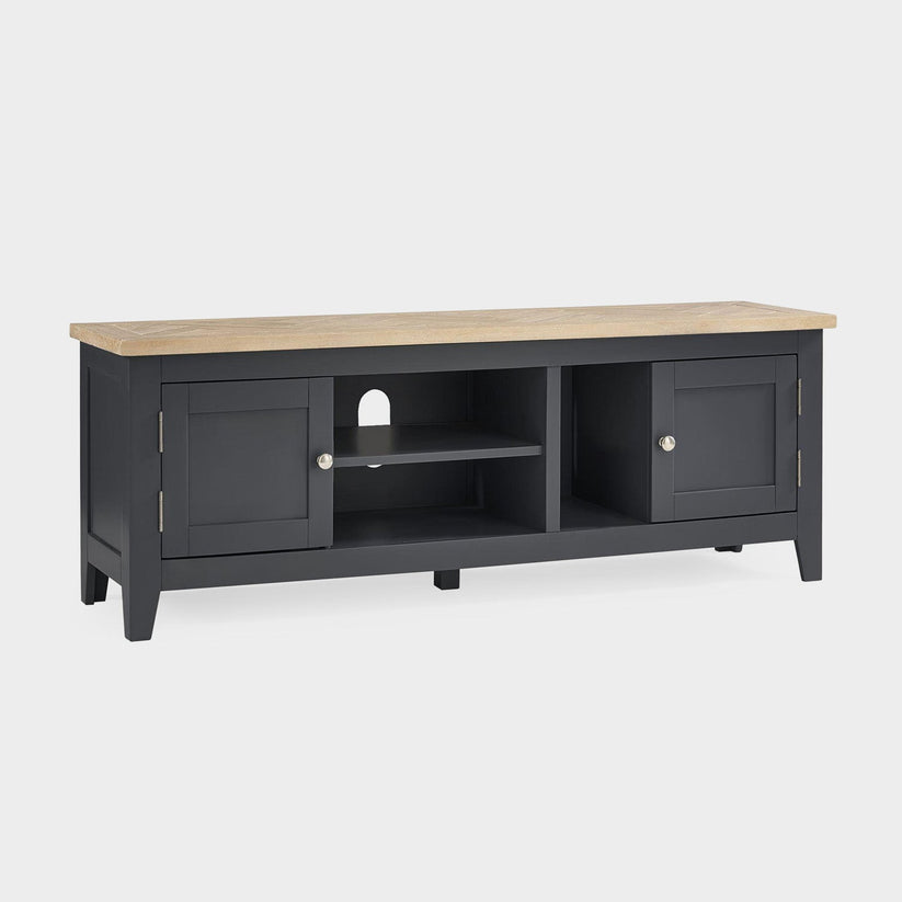 Bee TV Unit Grey/Oak | TV Unit | Honeypot Furniture