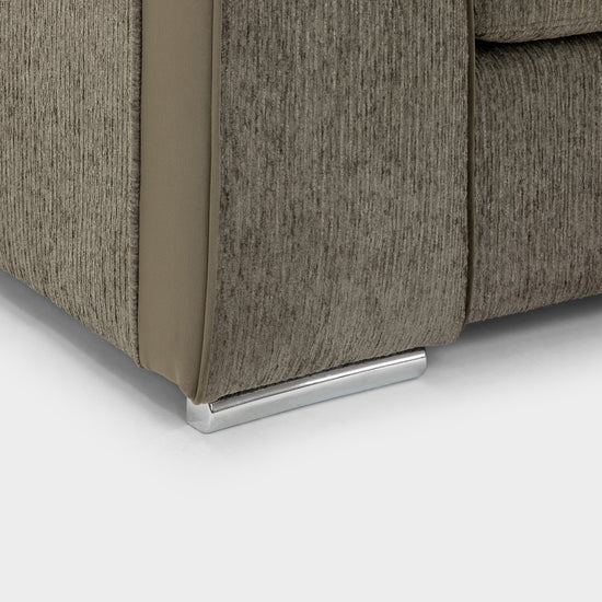 Naples Sofa Mocha Large Corner | Fabric Sofa | Honeypot Furniture